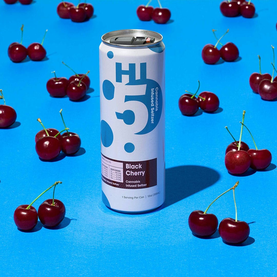 Hi5 Seltzer - 5 mg THC - Black Cherry | Gloucester, MA | Happy Valley